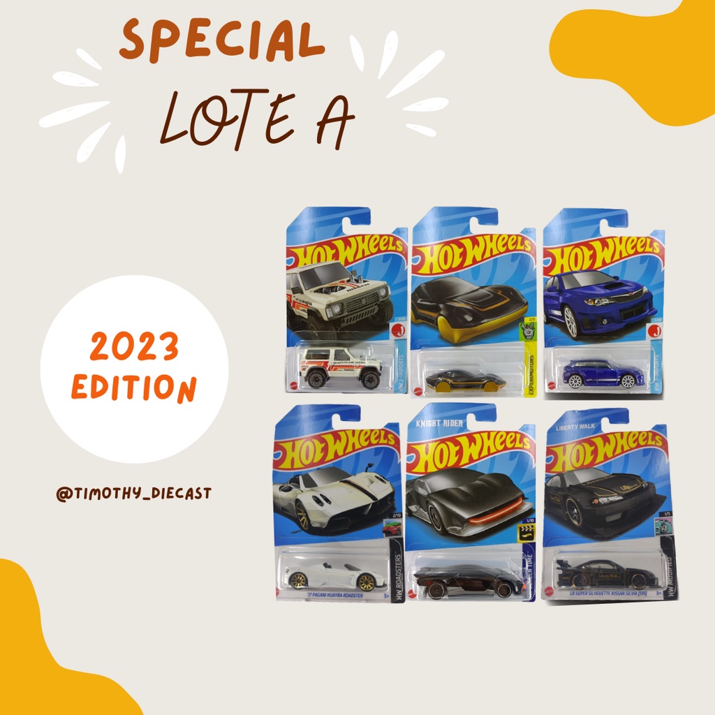 Hot Wheels Variant Lote A Collection New 2023 Timothy Diecast | Shopee ...