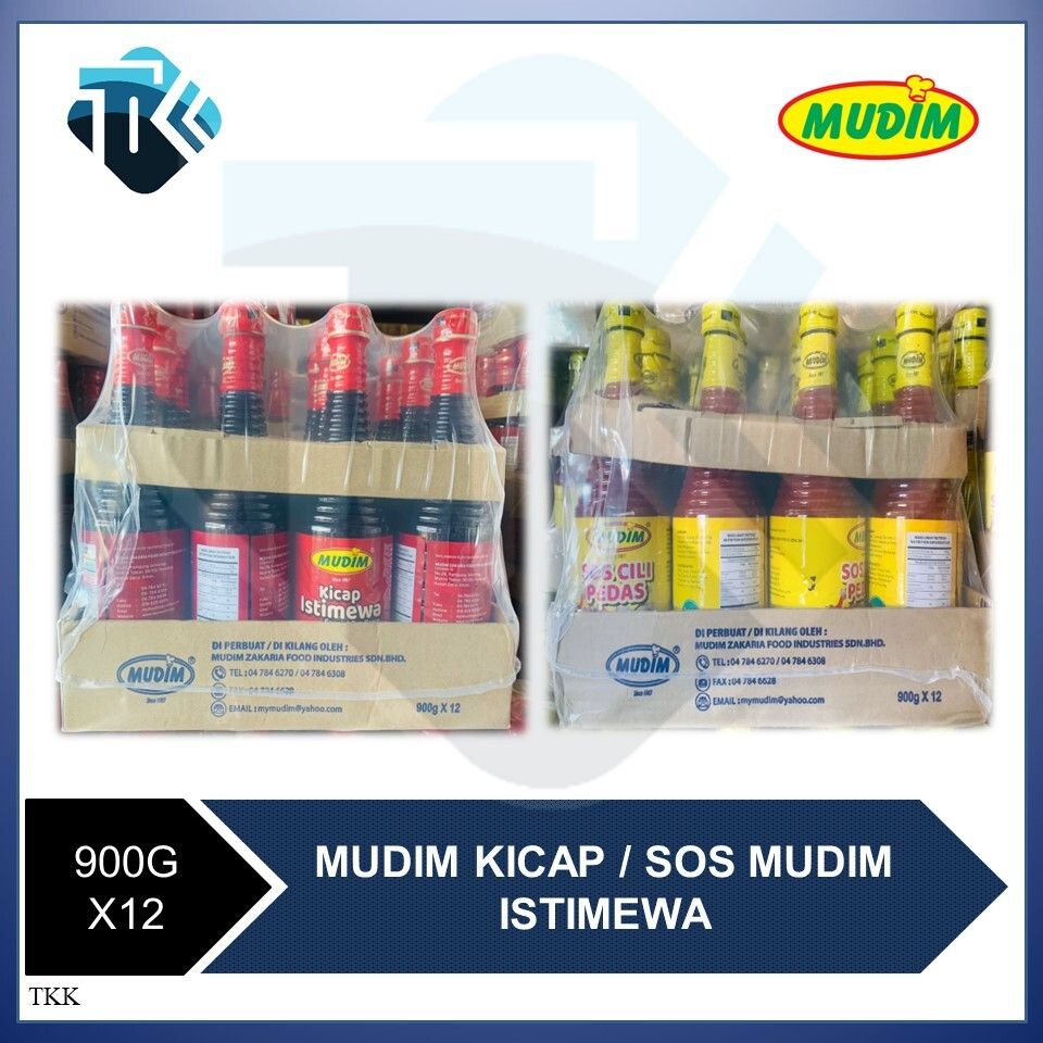SOS CILI / KICAP MUDIM ISTIMEWA 900G X12 (CARTON) | Shopee Malaysia