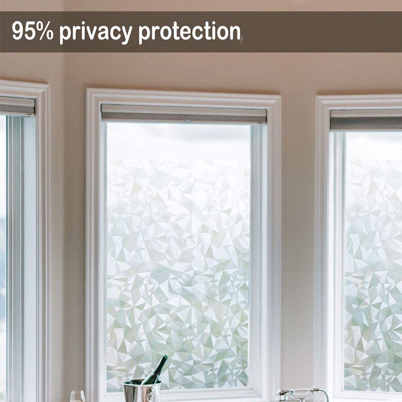 Static Window Stickers Sliding Door Glass Film Anti-peeping Shade ...
