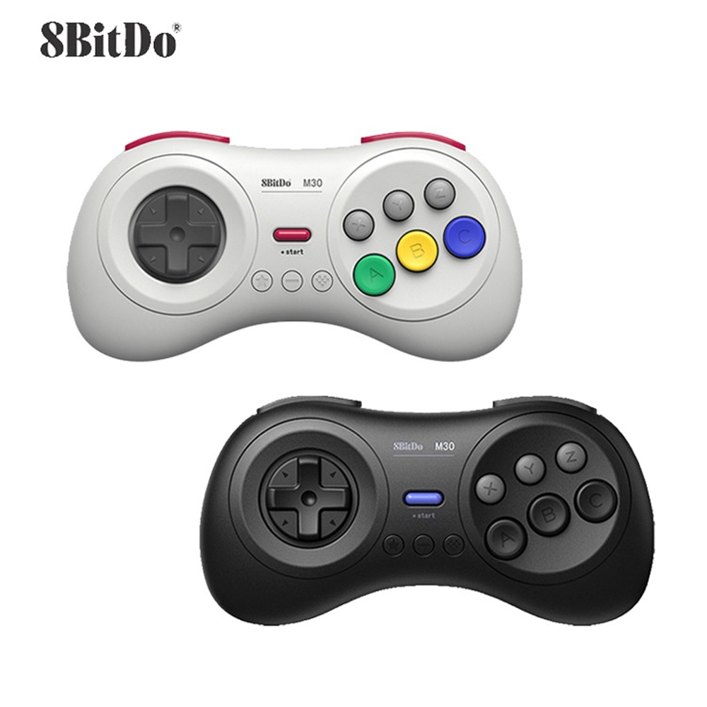 8Bitdo M30 Bluetooth Gamepad for NS PC Win OS and Android with Sega Genesis Mega Drive Style New ...