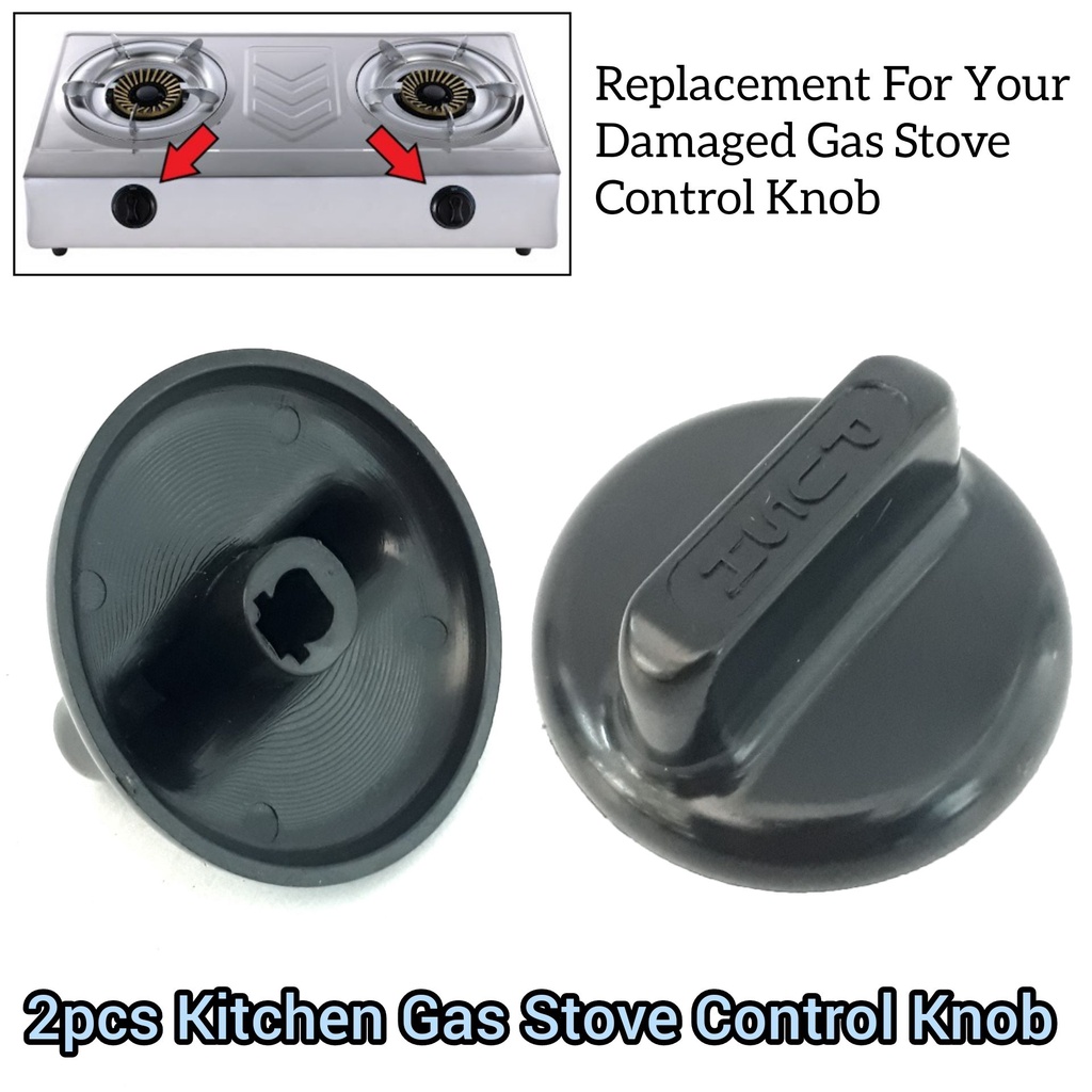 2pcs Kitchen Gas Stove Cooker Control Gas Knob For Dual Kitchen Stove ...