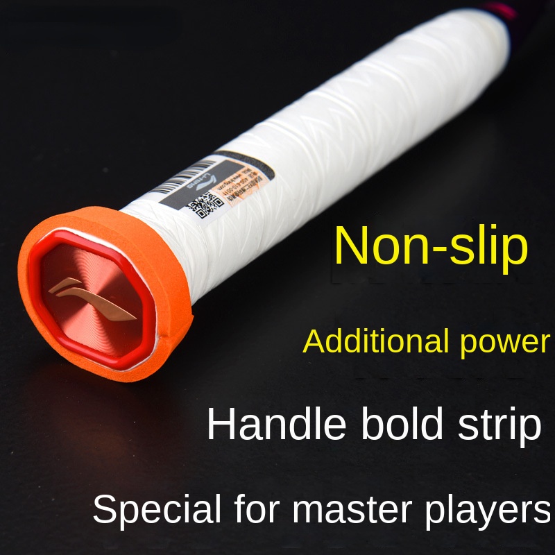 【2 bags】Badminton Racket Handle Thick Strip Tennis Racket Handle Anti ...