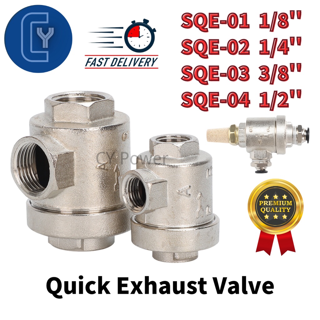 QE Series SQE01 SQE02 SQE03 SQE04 Quick Exhaust Valve Pneumatic Quick ...