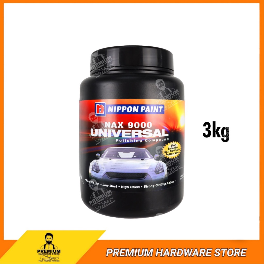NIPPON PAINT Nax 9000 Universal Polishing Compound 3kg | Shopee Malaysia