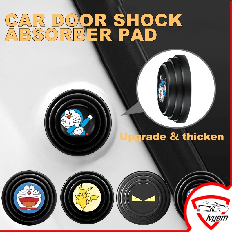 Car Door Shock Absorber Pad Sticker Cute Cartoon Car Absorber Gasket ...