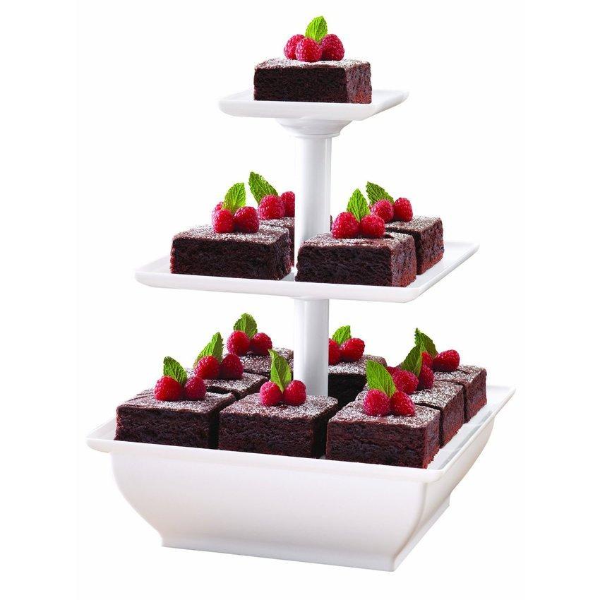 3 Tier Snack Server Stand Cakes Fruits Snack Parties Wedding Events ...