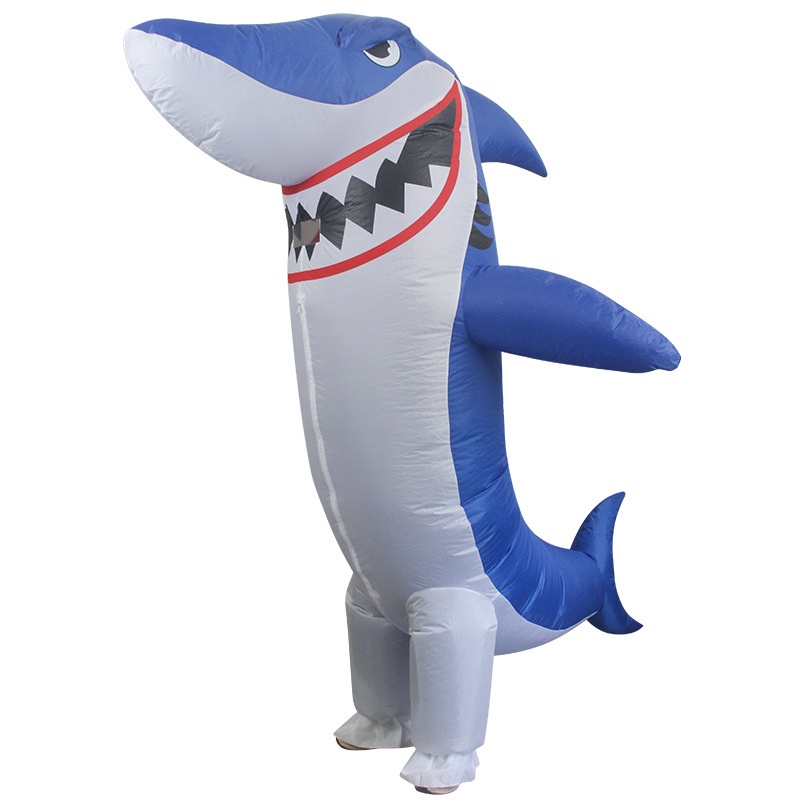 Adult Inflatable Shark Costume Halloween Performance Costume Shark ...