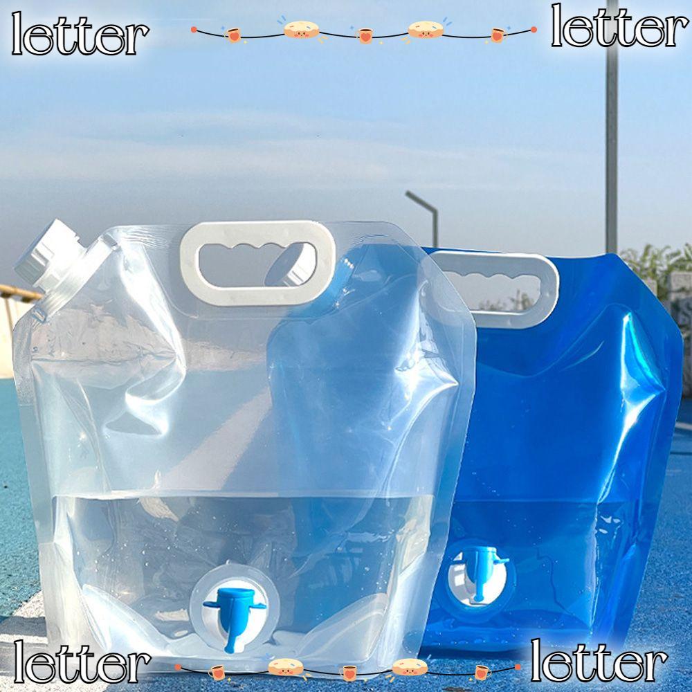 LETTER 5L/10L Folding Emergency Water Tank Home Car Sports Riding ...