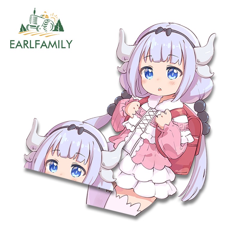 EARLFAMILY 13cm Kanna Kamui Car Sticker Waterproof Window Bumper ...