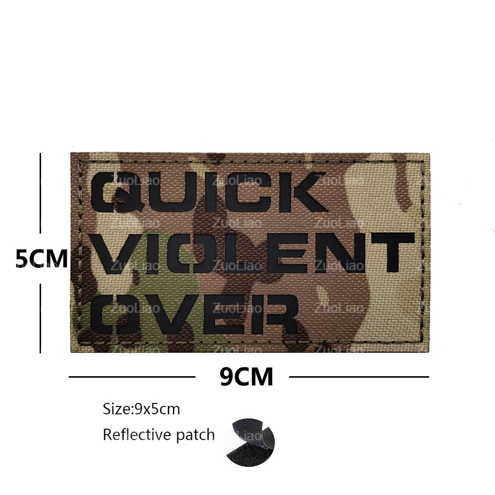 Velcro Patch Reflective Letter FIRE SF USAF CTRU JFO GOON Luminous ...