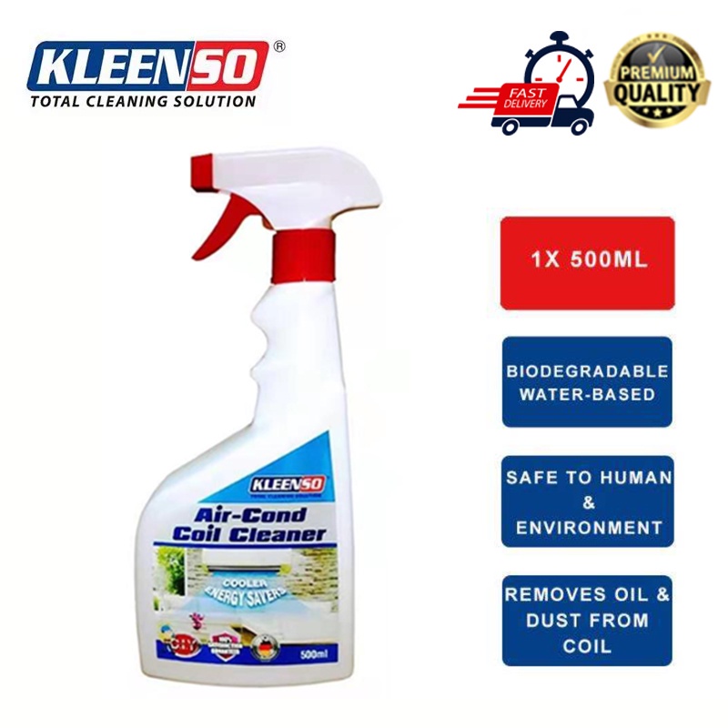 KLEENSO Air Cond Coil Cleaner 500ML Air conditional coil cleaner ...