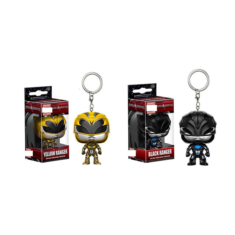 Funko POP Power Rangers Keychain Action Figure Model Doll Keyring ...
