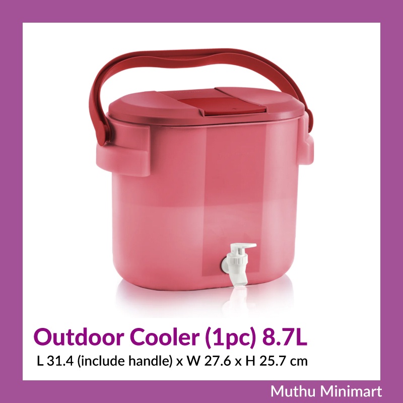 Original Tupperware | Outdoor Cooler Water Tank Water Dispenser 8.7L ...