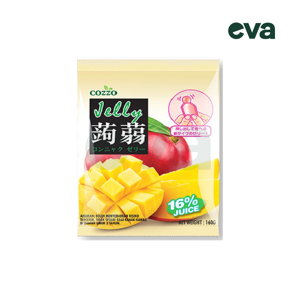 [HALAL] (MY MADE) COZZO JUSHIDA KONNYAKU JELLY - MANGO 160G 160G(20G X 8PCS) | Shopee Malaysia