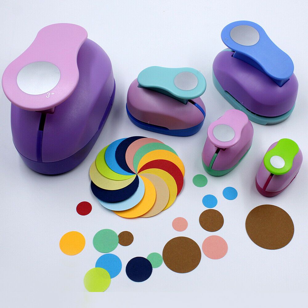 Kamei DIY Round Hole Punch Paper Shaper Cutter Embossing Making Cards ...