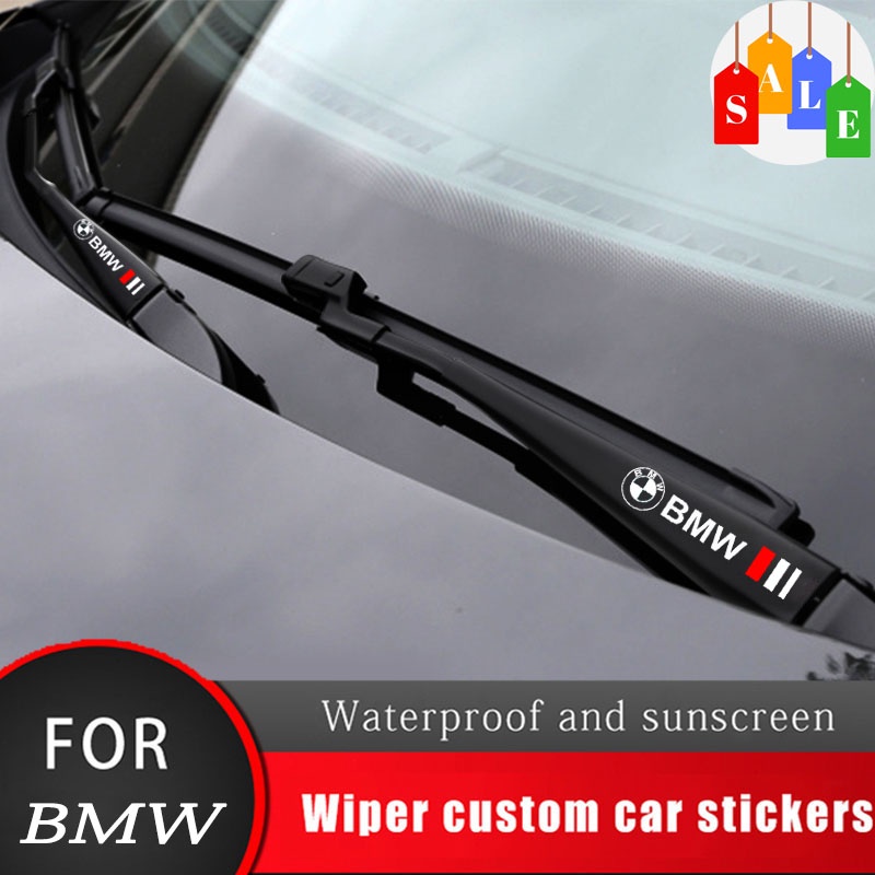 2PCS Auto Decor Decals Car Window Wiper Stickers For BMW E46 E90 E60 ...