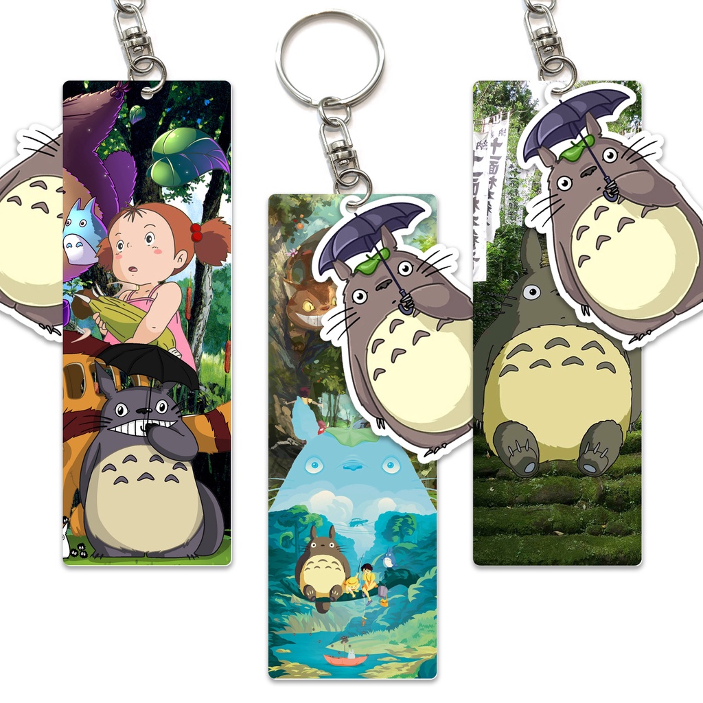 Hayao Miyazaki Japanese Anime My Neighbor TOTORO Keychain Pendant ...
