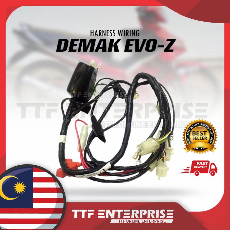 DEMAK EVO-Z 110 HARNESS WIRING SET EVO Z EVOZ 110 HARDNESS WIRING | Shopee Malaysia