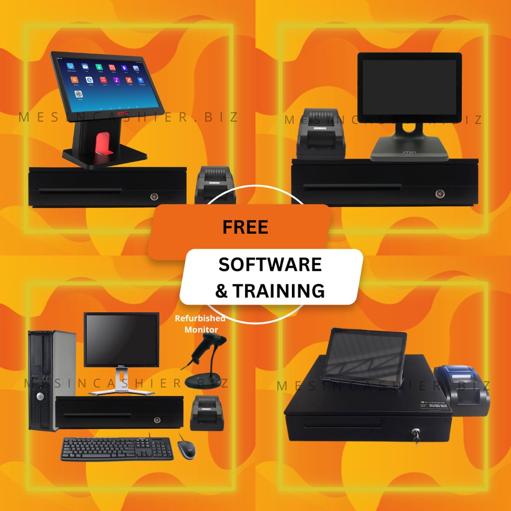 Mesin Cashier Pos System Complete Set Clearance Sales Promotion ...