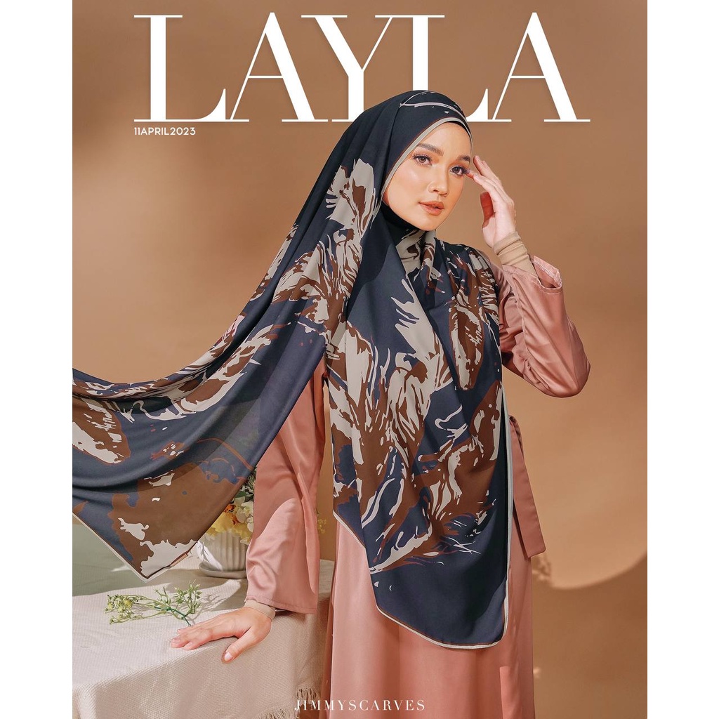 AUTHENTIC Jimmy Scarves : Layla Korean Chiffon Wide Long Shawl ( 2.0 ...