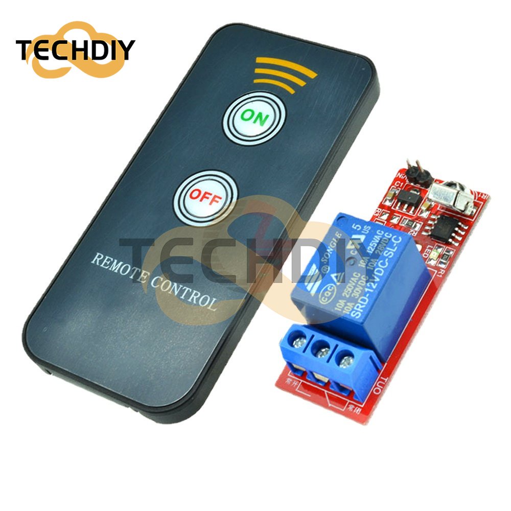 DC 5V 12V 1 Channel Relay Module Infrared IR Remote Switch Control 1 CH ...