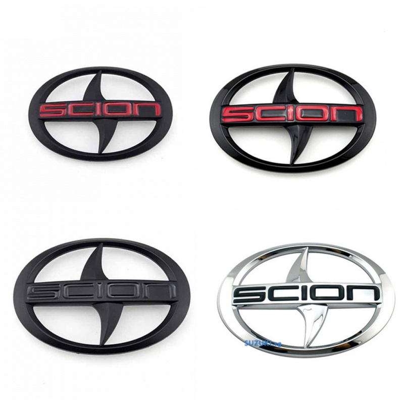 Toyota black front grille steering wheel car logo badge sticker Scion ...