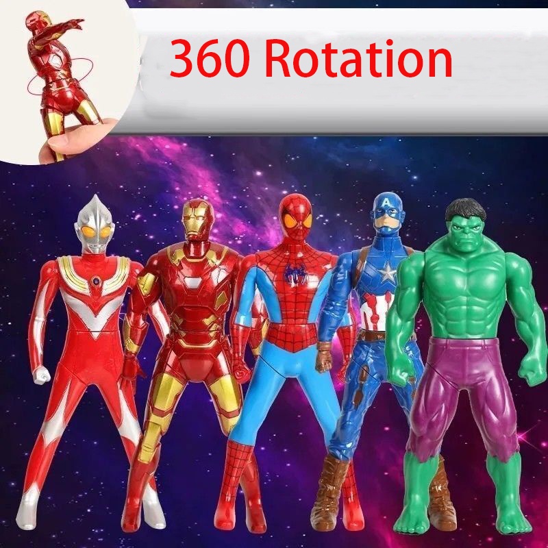 The Marvel Avengers Movie Figure Spider Man Captain America Iron man ...