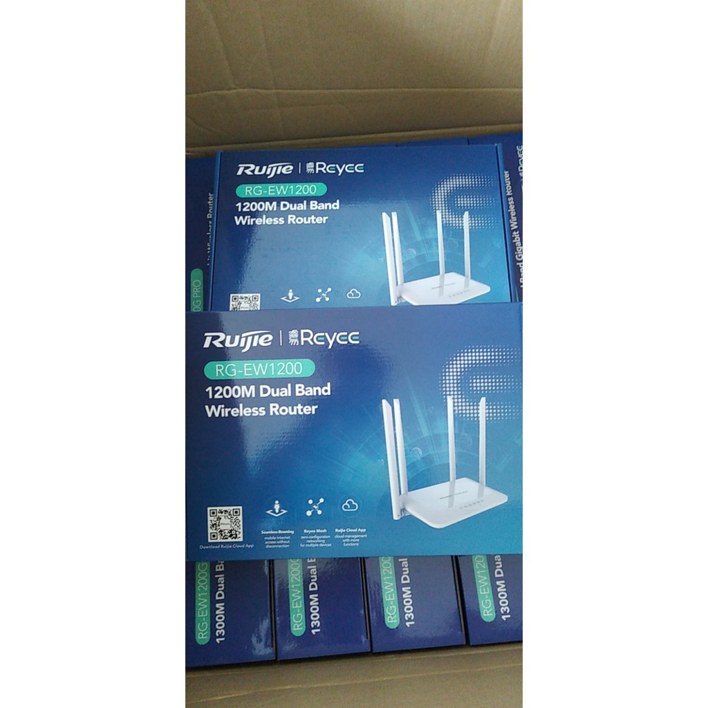 Ruijie RG-EW1200 Family Wifi Router 4 antennas Dual-band AC1200 MU-MIMO ...