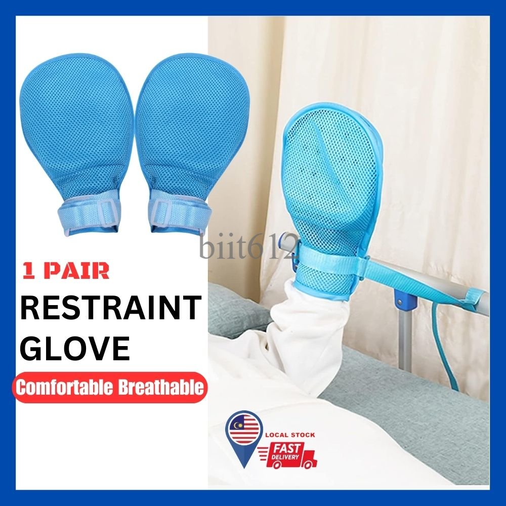 LOCAL STOCK Dementia Restraint Glove 2PCS Prevent Self Injury ...
