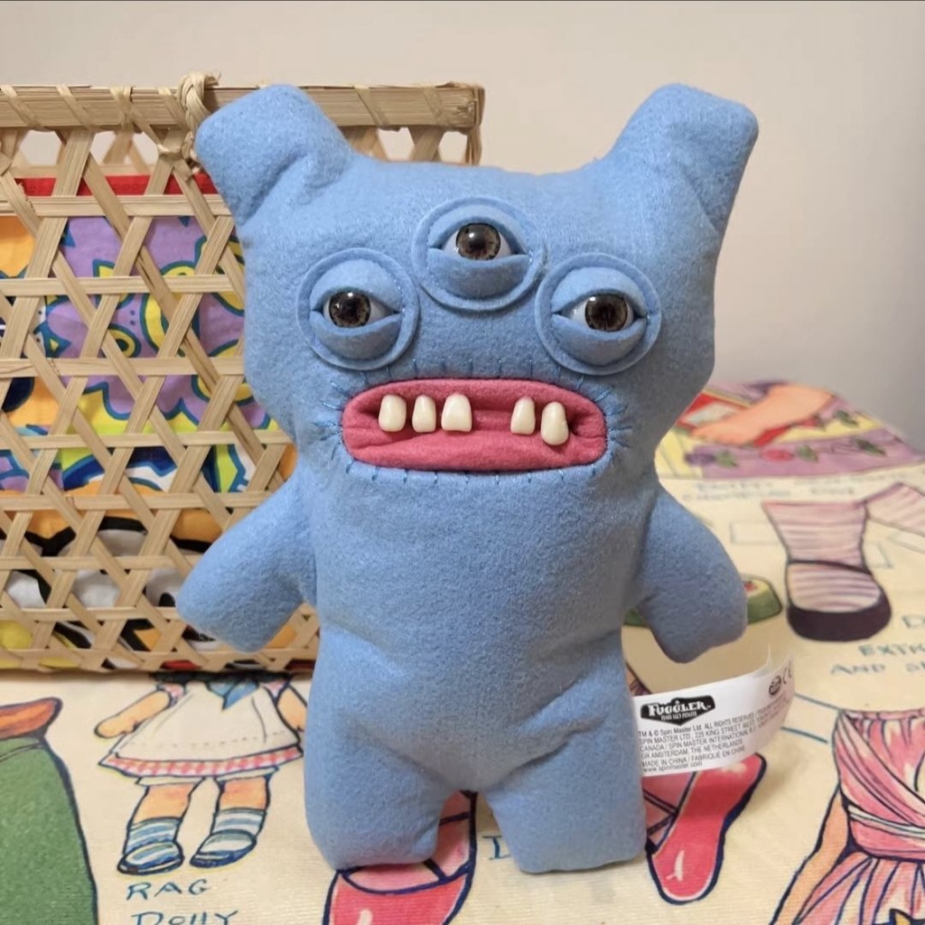 Three-eyed Boy Big Tooth Monster Doll Ugly Cute Fabric Doll ins Funny ...