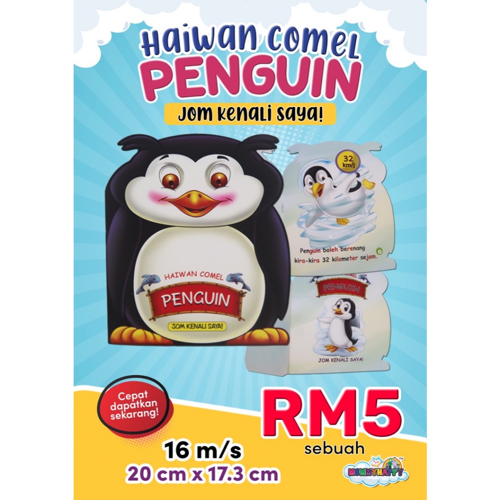 MOMMYHAPPY PENGUIN BUKU CERITA HAIWAN COMEL BUKU CERITA KANAK-KANAK ...