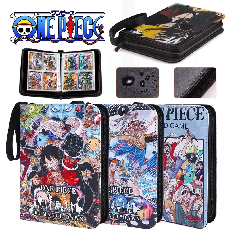 One Piece Cards holder 2x2 400pcs Anime Binder Card Holder Luffy ACE ...