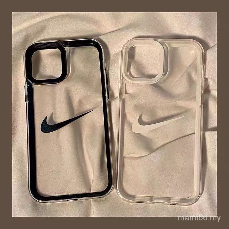 Three-in-one Street Wear Nik Hook Fashion Transparent Phone Case Shock ...