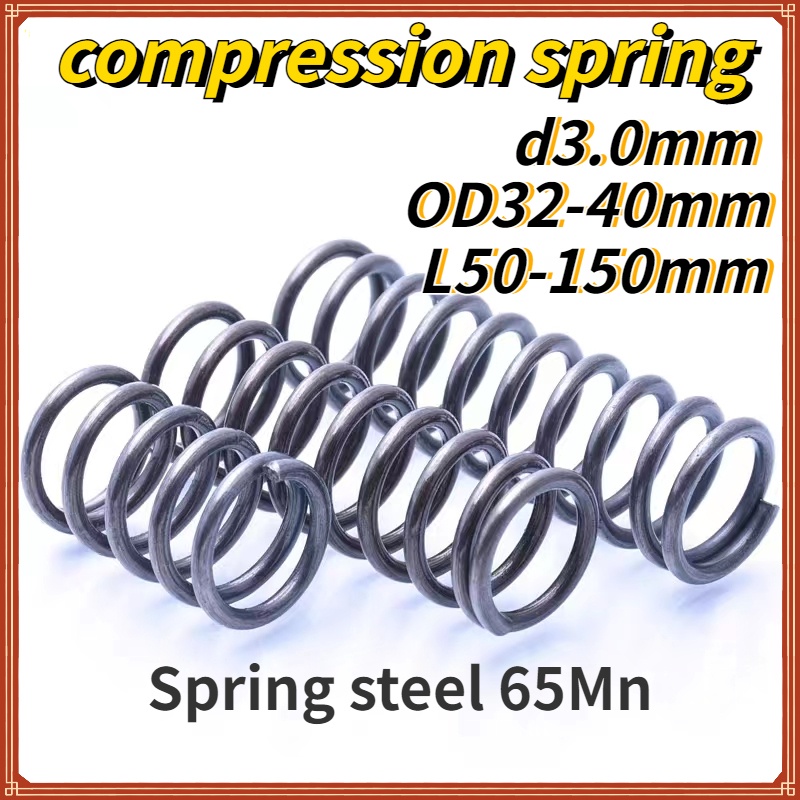【XNY】wire diameter 3.0mm compression spring SUS304 OD30~40mm length 50 ...