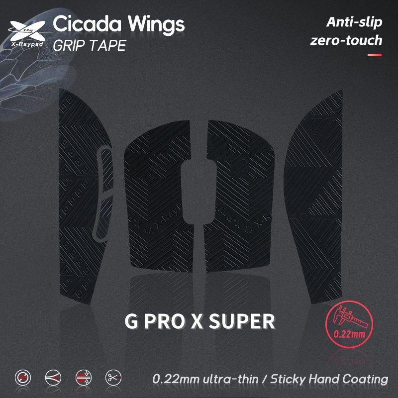 Xraypad Cicada Wings Ultra Thin Grip Tape - Logitech G Pro X Superlight ...