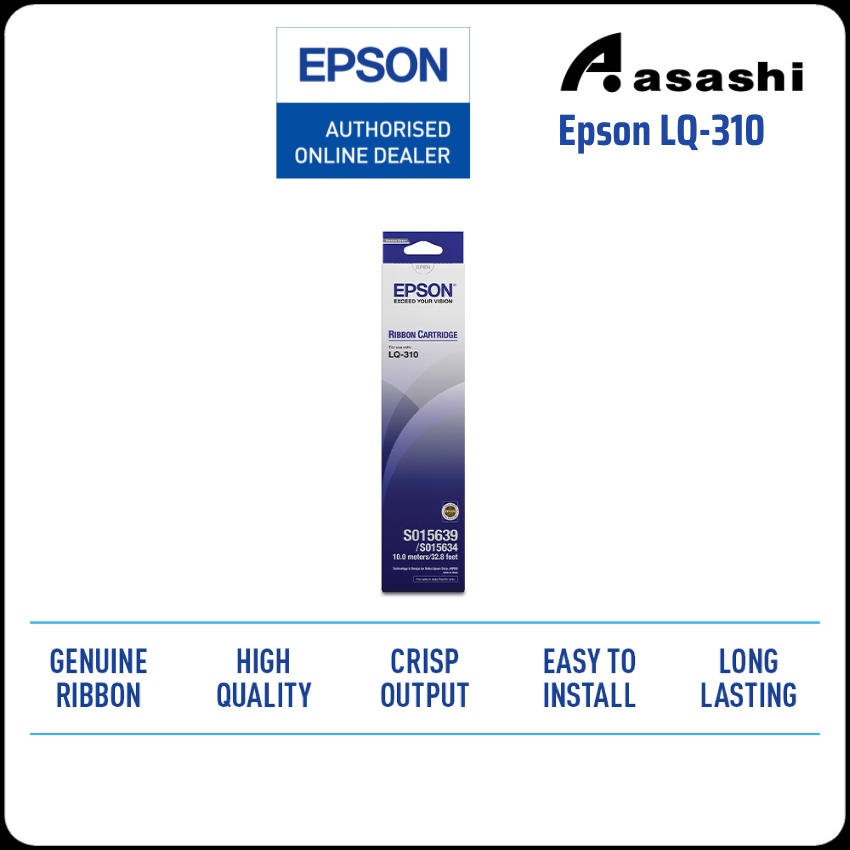 Epson Ink Ribbon LQ-310 S015639 ( 10PCS /Pack ) | Shopee Malaysia