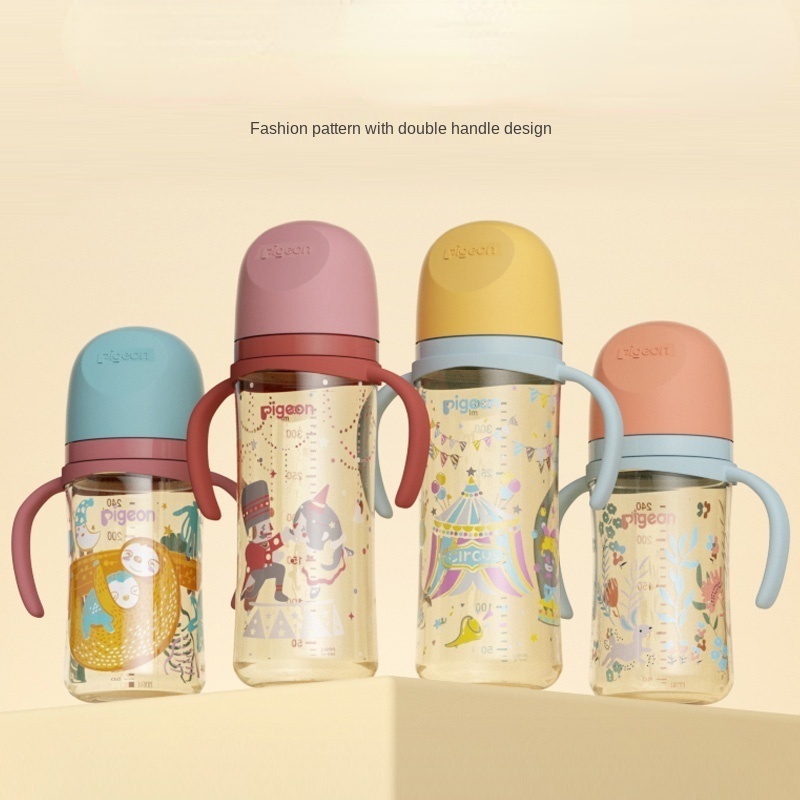 Newest design Pigeon 3.0 generation bottle new upgrade PPSU wide neck botol susu 80&160&240 ...