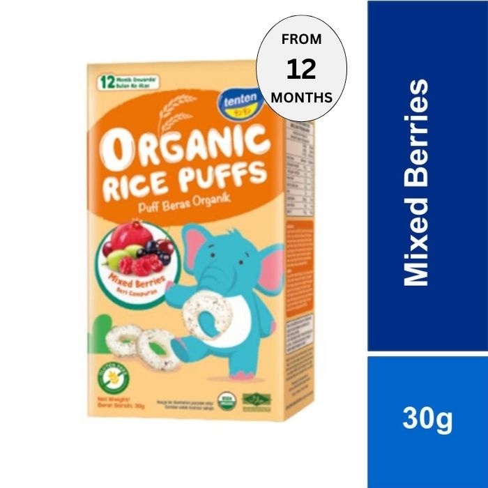 Tenten Baby Guide Baby Rice Rusk 6m+ | Organic Baby Rice Puff 12m ...