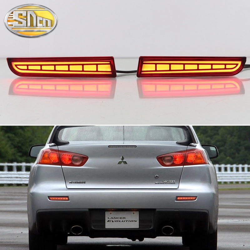 LED Bumper Light For Mitsubishi Lancer Evolution X 2008-2017 3-in-1 12V ...