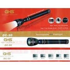 TORCH LIGHT GHS DC-70-Dc80-Dc90-Dc-100 LED Rechargeable 3SC Aluminum ...