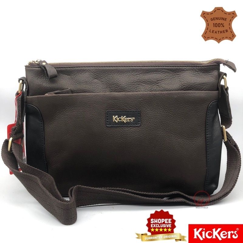 KICKERS PREMIUM LEATHER SLING BAG ( KIC-S 78682 ) | Shopee Malaysia