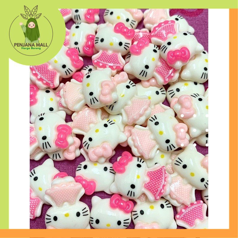Ready Stock Hello Kitty Handcrafts Kraf DIY Mini Cute Resin Flat Back ...
