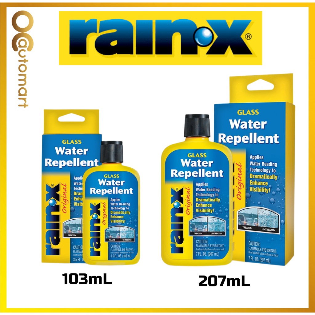 Rain-X 103mL / 207mL Water Repellent Rain X Rainx Window Glass ...