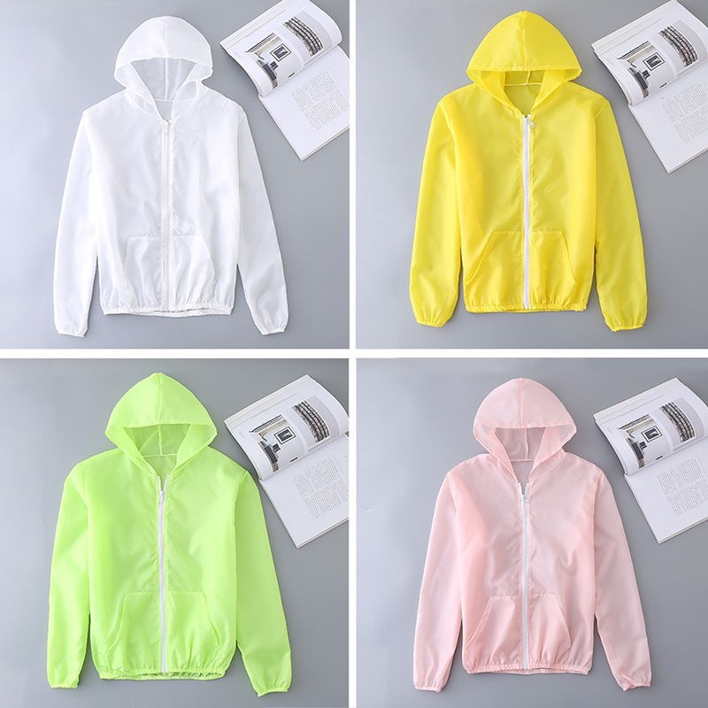 {SUNSHINE Club} Spring Summer Lightweight Breathable Hooded Sunscreen ...