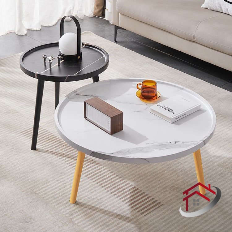Coffee Table Simple Small Table Modern Small Round Table Nordic Small ...