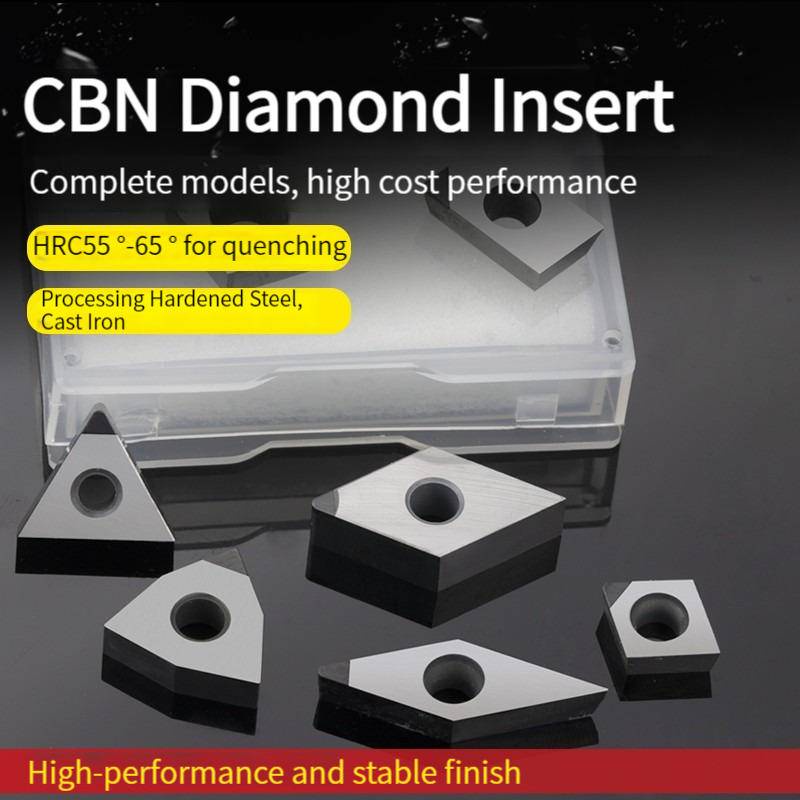1Pc CBN Diamond Carbide Inserts VCGT160402 TNMG160408 CCGT09T302 TCGT11T304 Cubic Boron Nitride ...