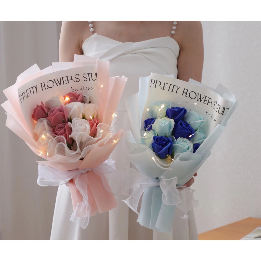 FY Soap Flower Sunflower Bouquet Bunga Matahari Convo Graduation ...