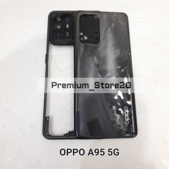 Casing housing casing full set oppo a95 4G bezel + backdoor | Shopee ...