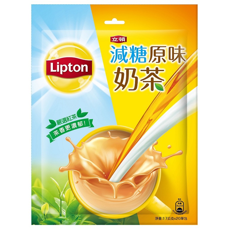 Lipton Original Flavor Reduced Sugar Milk Tea Mass Sales Bag (20X17g ...