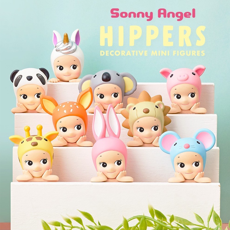Original Sonny Angel HIPPERS Lying Down Anime Figures Angel Series ...